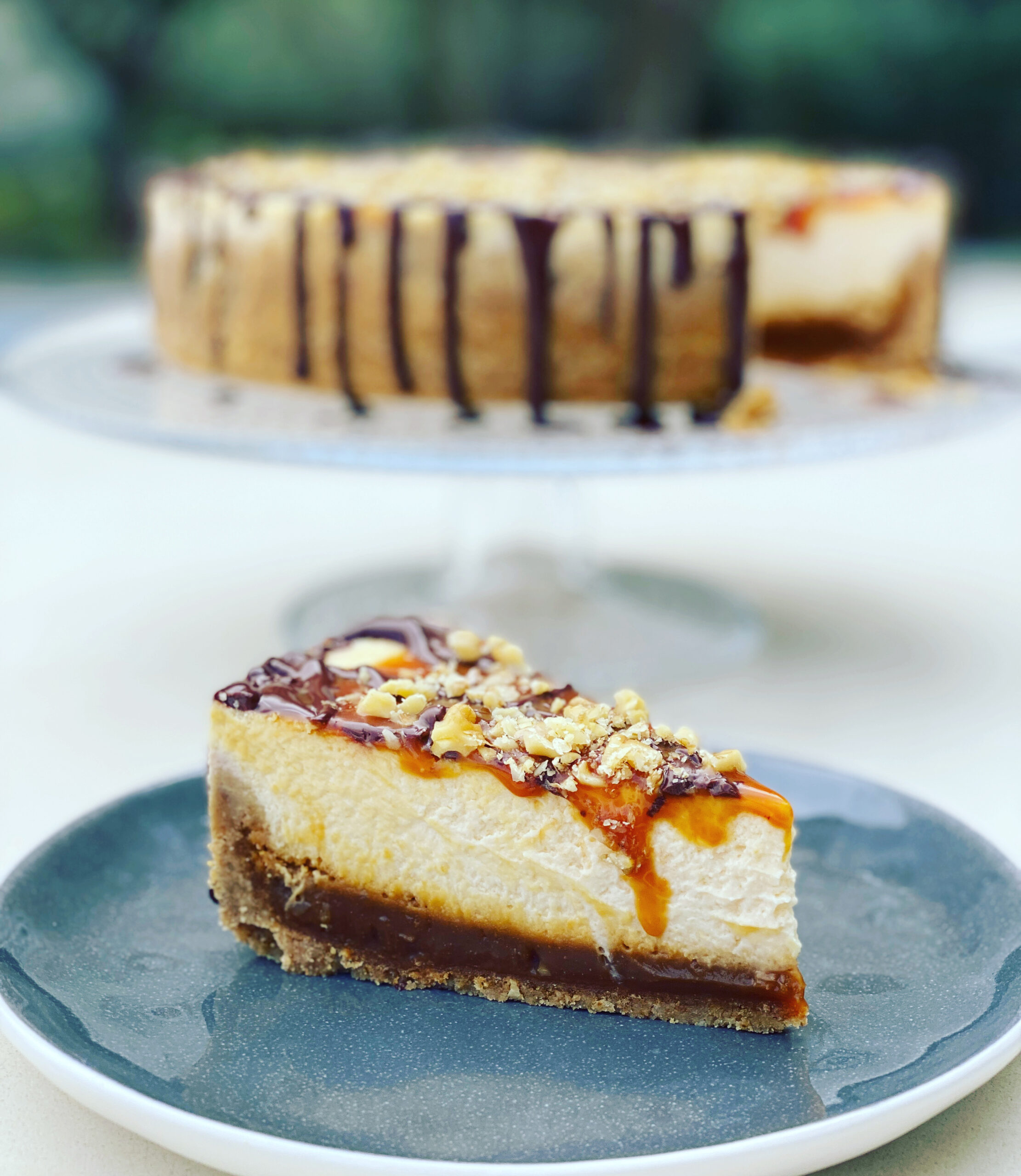 Caramel Walnut Cheesecake - Cuisinovia