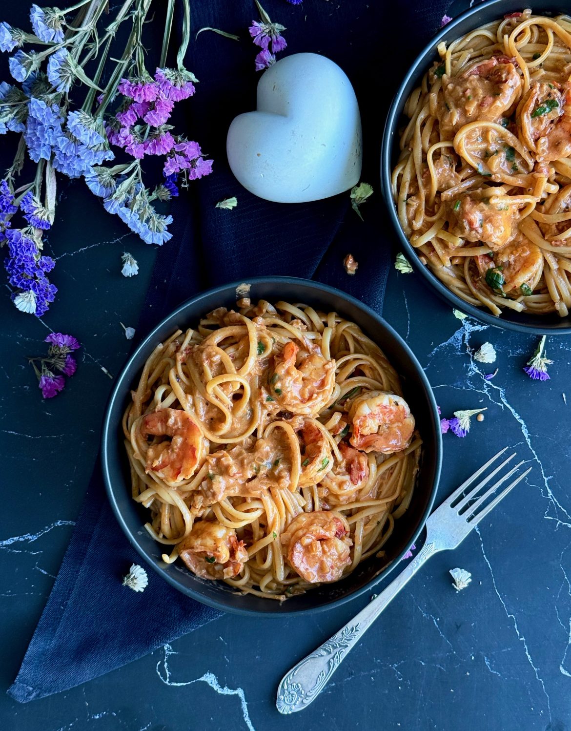 Prawn pasta with bisque - Cuisinovia